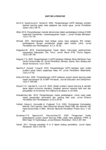 PENGEMBANGAN LEMBAR KERJA PESERTA DIDIK (LKPD) DENGAN MODEL PROJECT BASED LEARNING (PjBL ...